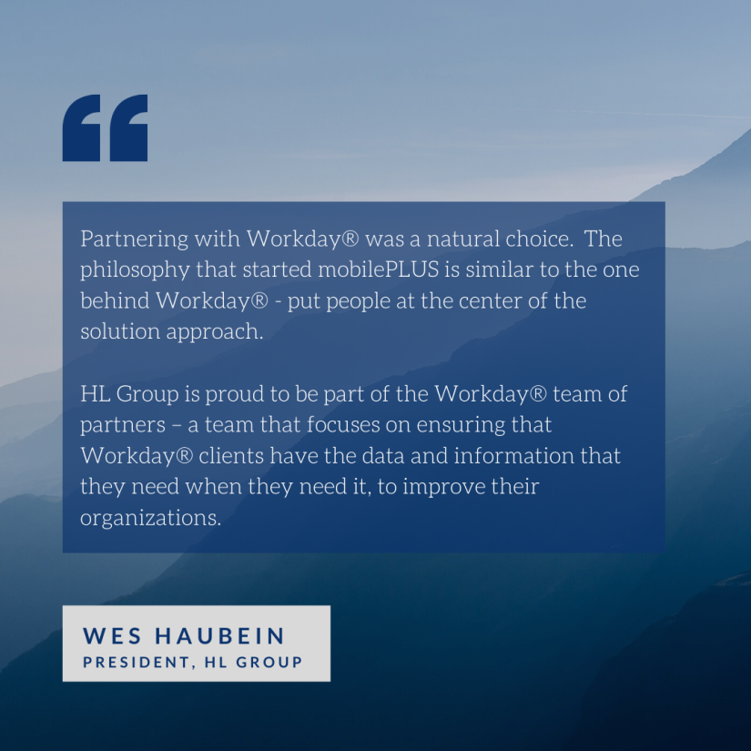 New Strategic Partnership – Workday® & HL Group - Emerging Partner