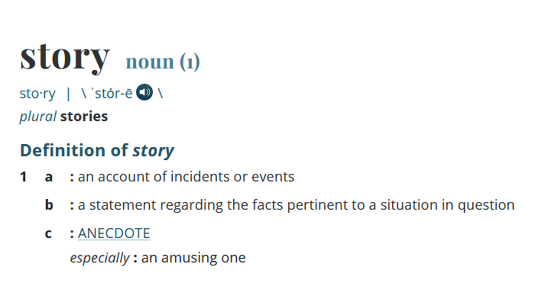 A Good Story – The Foundation for Successful Selling